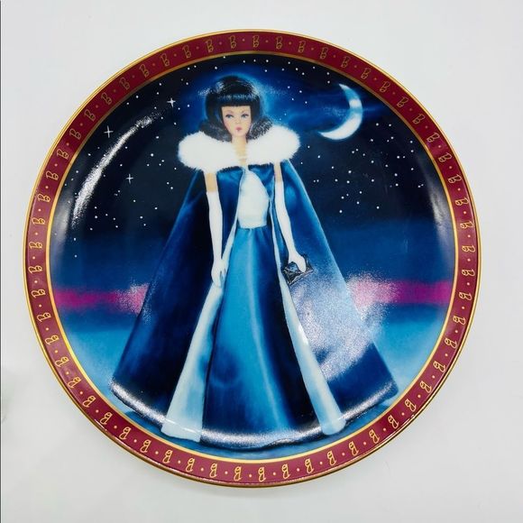 Accents | Barbie Collectible Plate Set | Poshmark